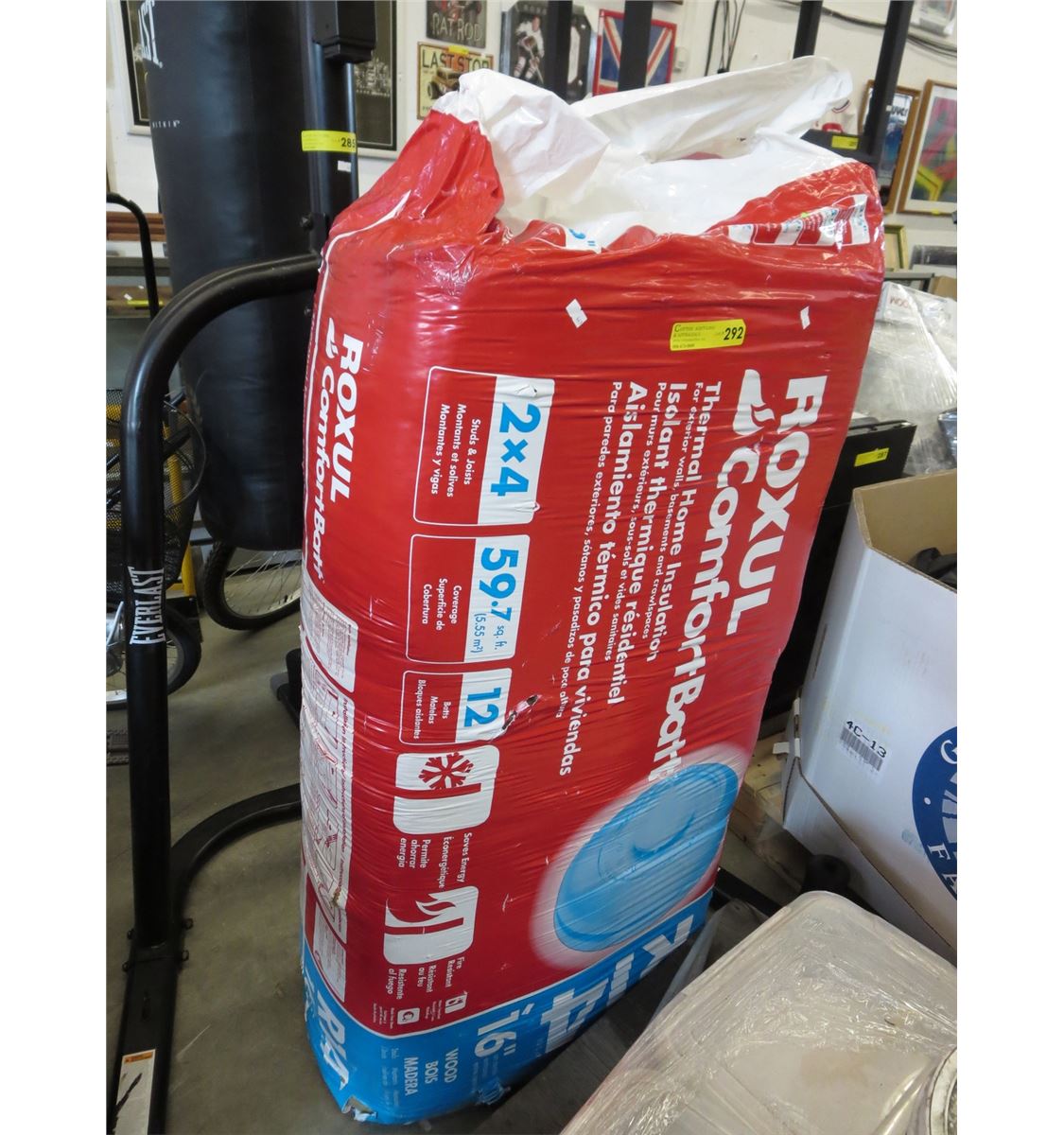 59.7 square feet of R14 insulation