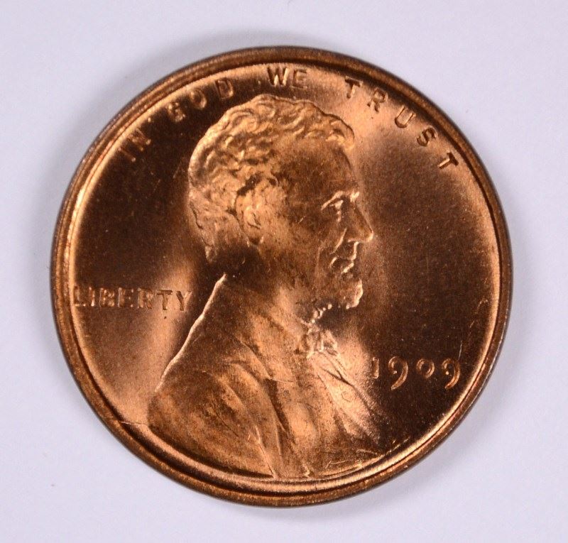 1909-VDB LINCOLN CENT, MS-67 RED, UNBELIEVABLE COIN, LOOK AT THIS ONE!!