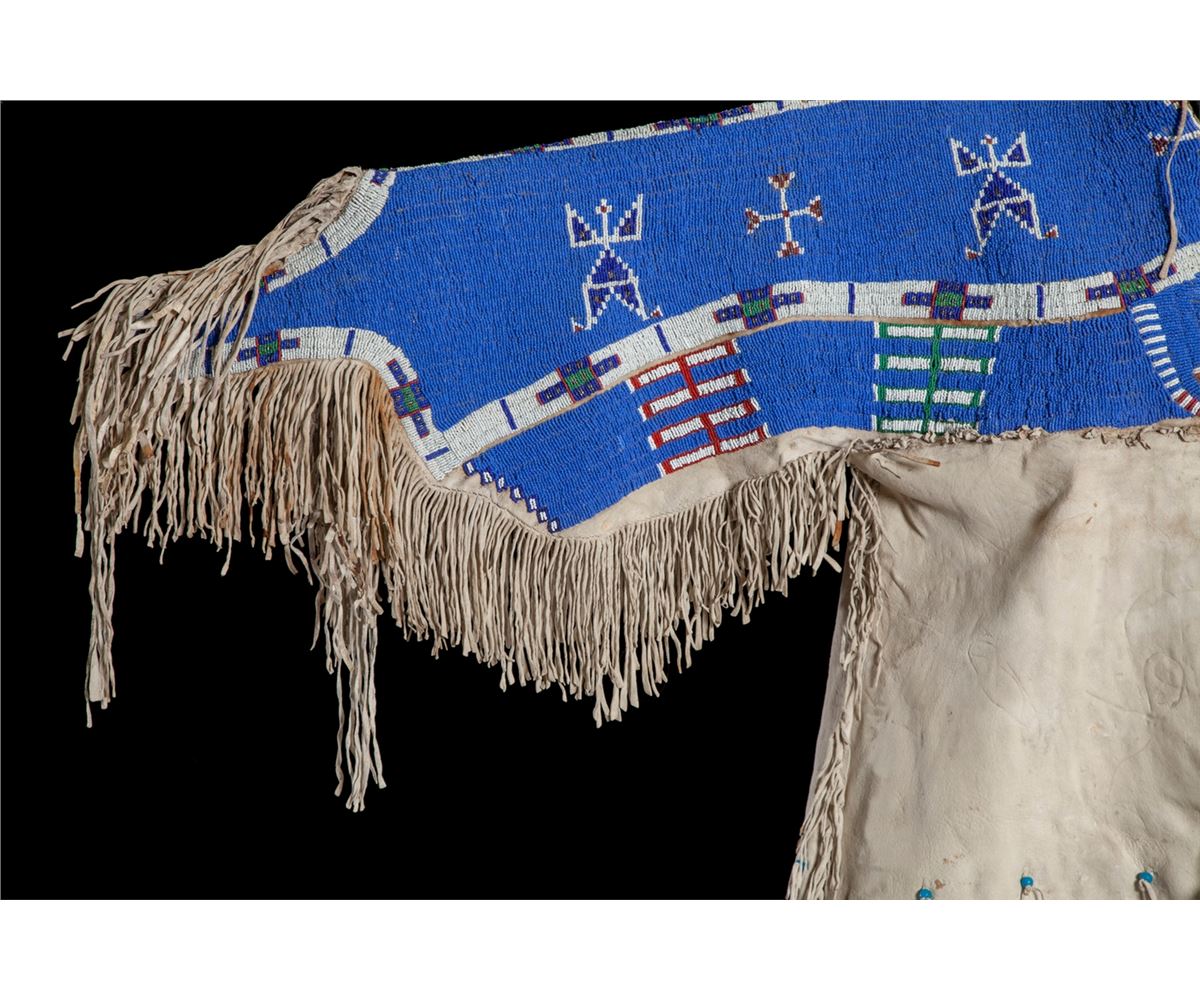 Sioux Dress with Beaded Yoke