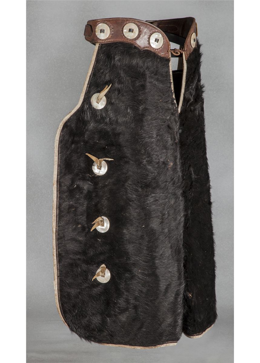 Cowhide Batwing Chaps