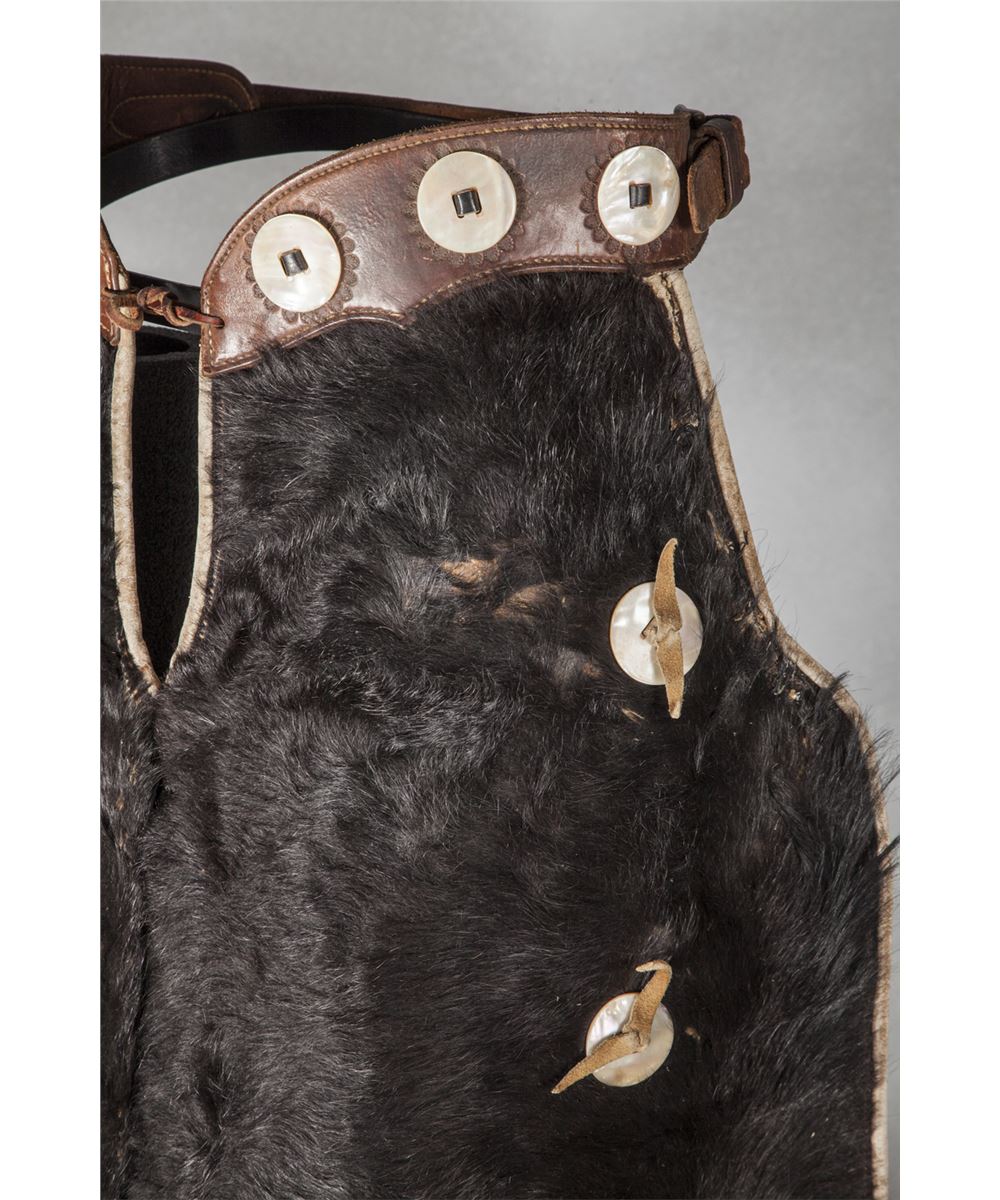 Cowhide Batwing Chaps