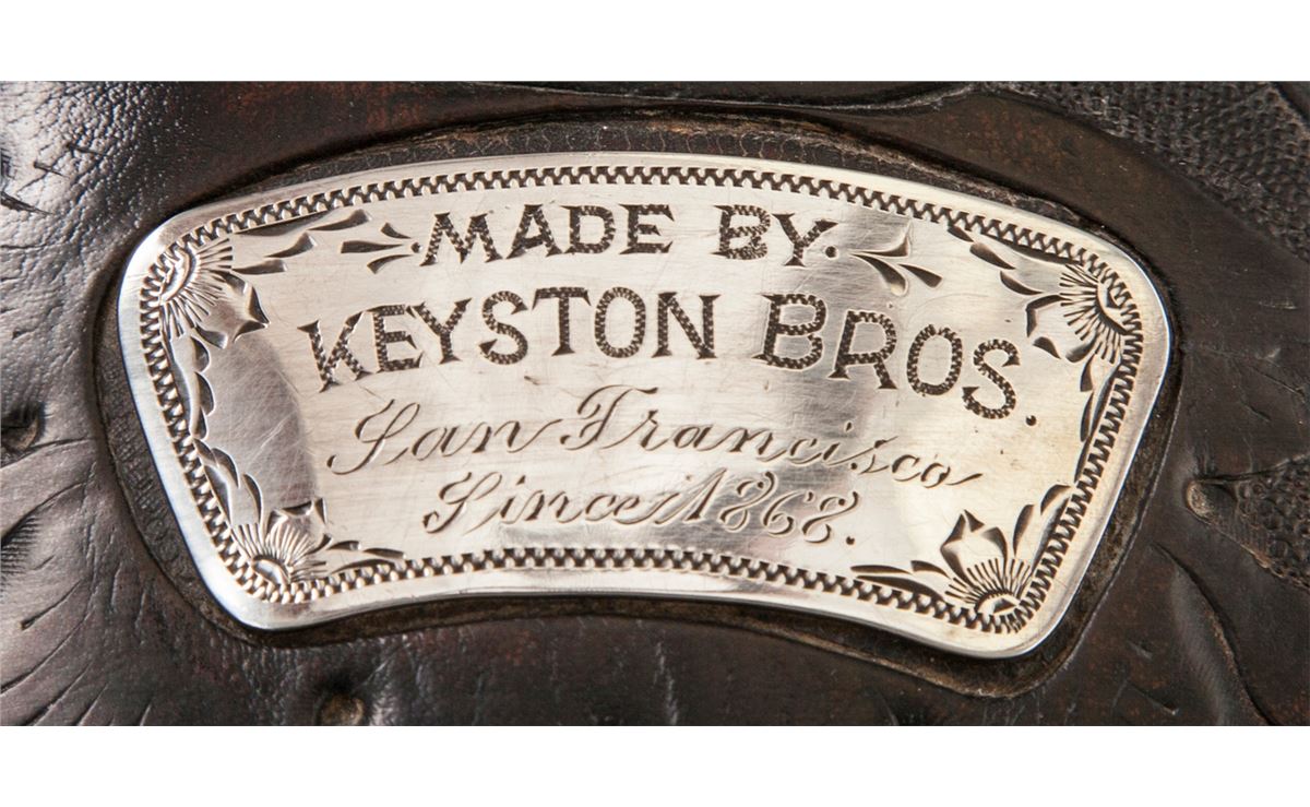 Keyston Bros, Sterling Silver Saddle