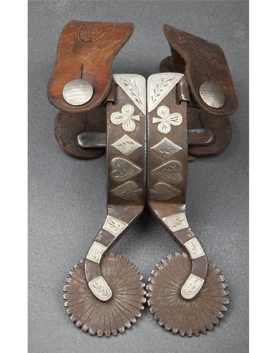 Two Pair of Danny Pollard (Merkel, TX) Spurs