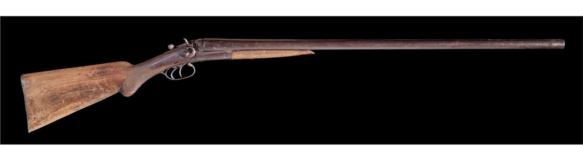 Three Antique Double Barrel Shotguns