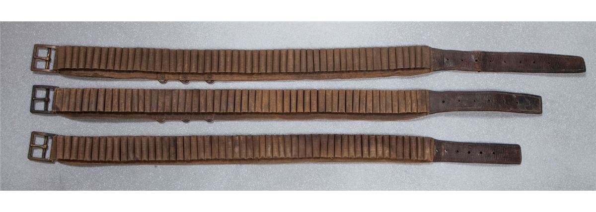 Lot of 3 Model 1876 Prairie Belts