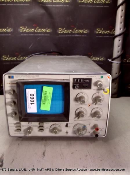 HP 3580A SPECTRUM ANALYZER (print sequence:) 65217