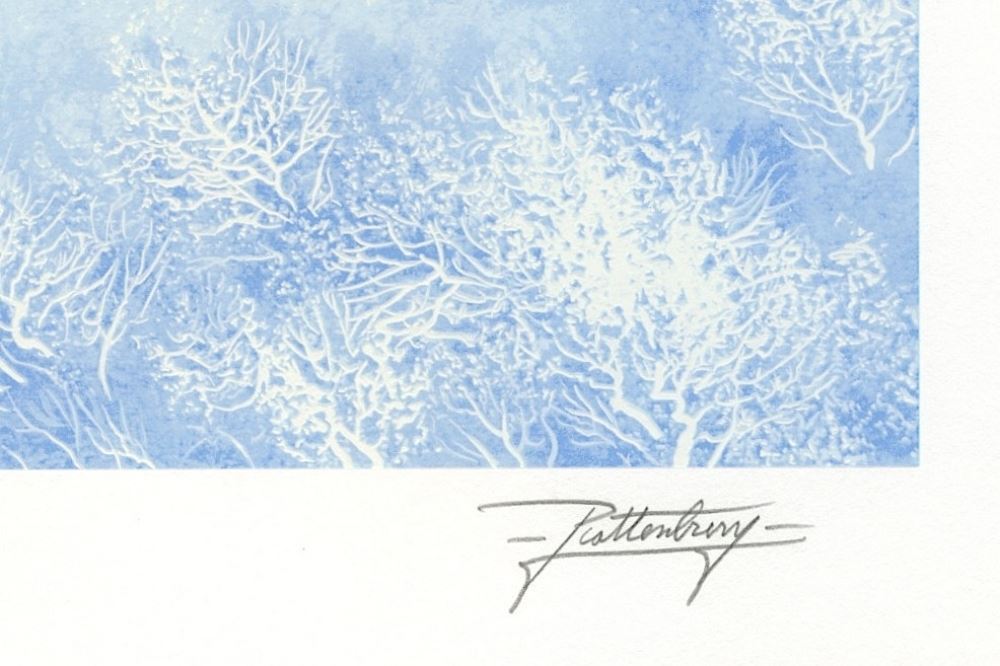 Jon Rattenbury â€œPurple Blue Memory" Signed Limited Edition 32" x 27 ...