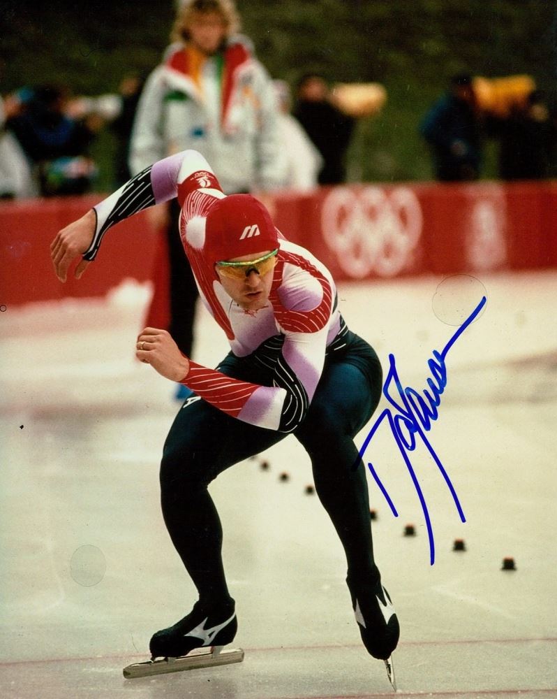 Dan Jansen Signed Team USA 8x10 Photo (PA LOA)