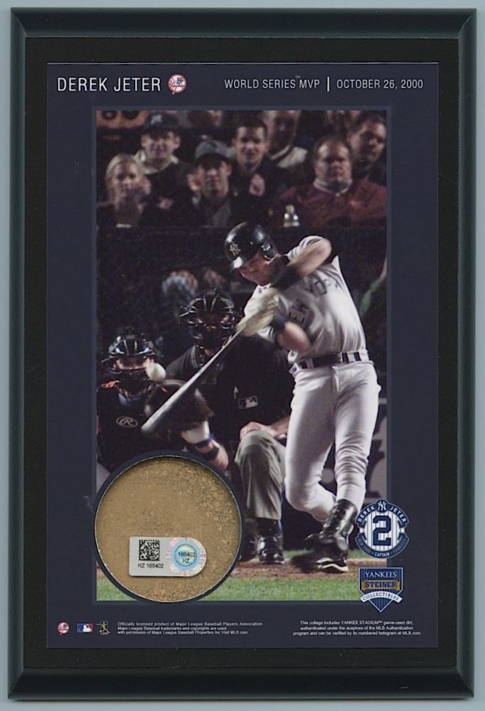 Derek Jeter Moments: '2000 World Series MVP' 5X7 Photo Plaque with Game ...