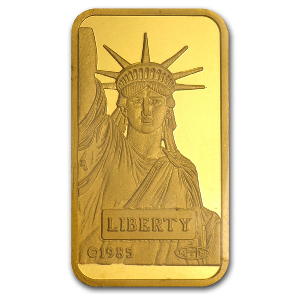 20 gram Statue of Liberty Credit Suisse Gold Bar .9999 Fine