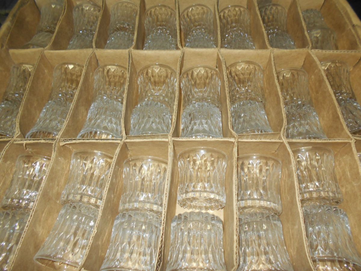 MONARCH FOSTORIA CRYSTAL DRINKING GLASSES