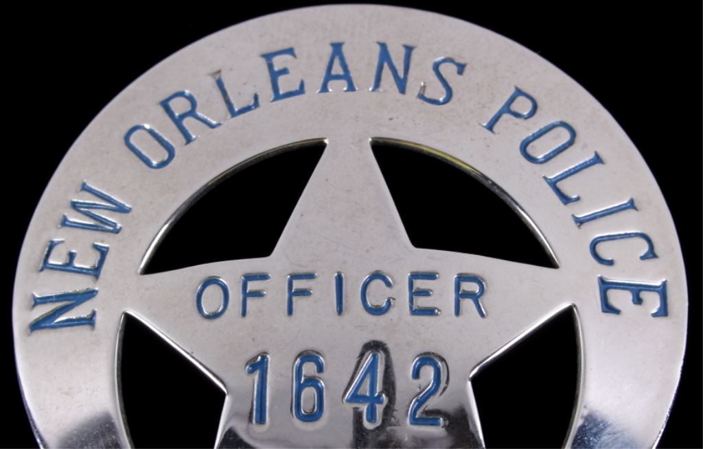 Early New Orleans Police Officer Badge