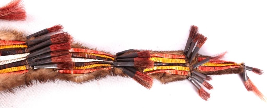 Lakota Sioux Quillwork Otter Pipe Bag 1880-1910