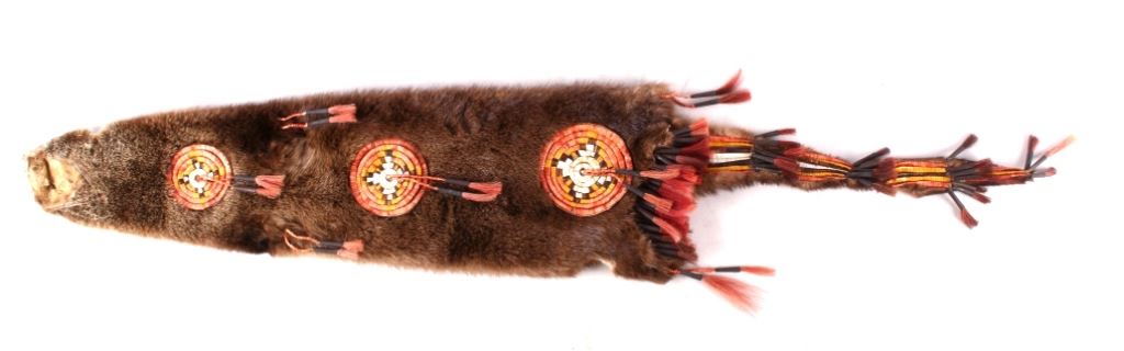 Lakota Sioux Quillwork Otter Pipe Bag 1880-1910