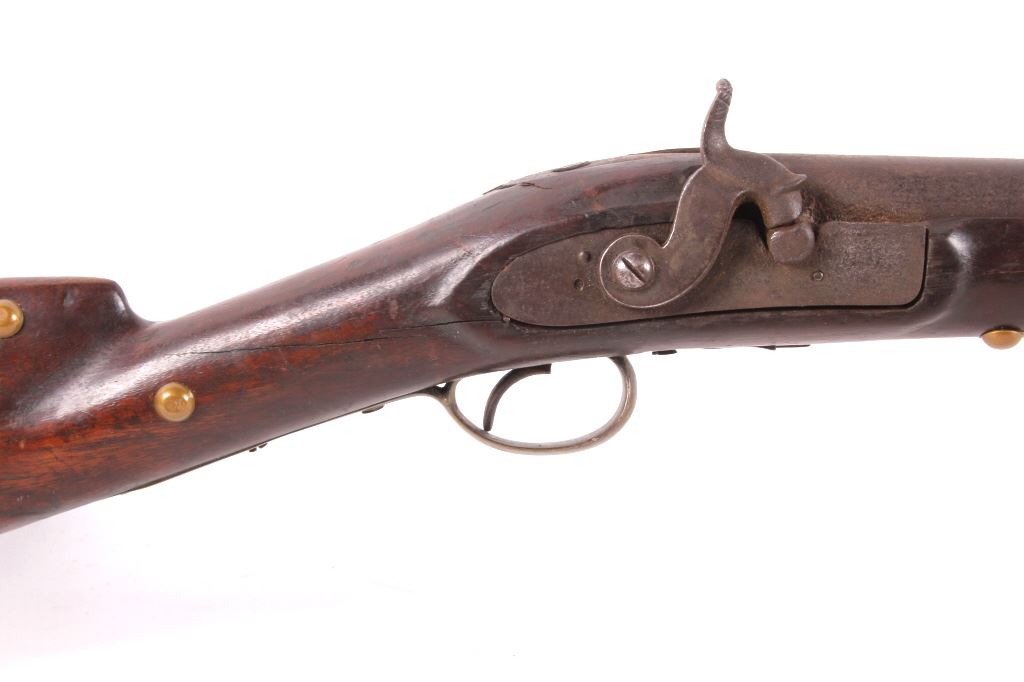 Montana Blackfoot Indian Tacked Rifle 1850-1890