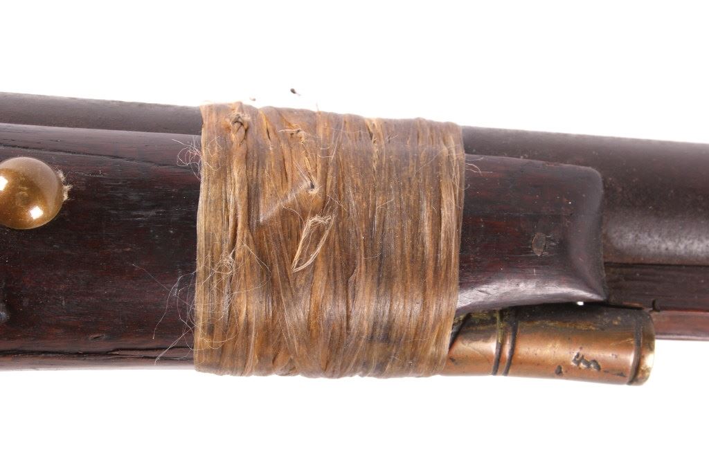 Montana Blackfoot Indian Tacked Rifle 1850-1890