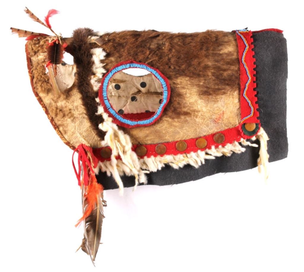 Blackfoot Buffalo Horse Mask circa 1840-1880