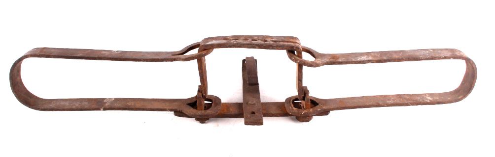 Hand Forged Bear Trap circa 1800's