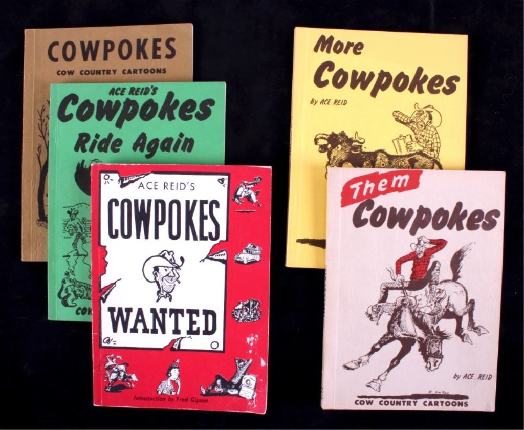 Ace Reid Cowpokes Book Collection