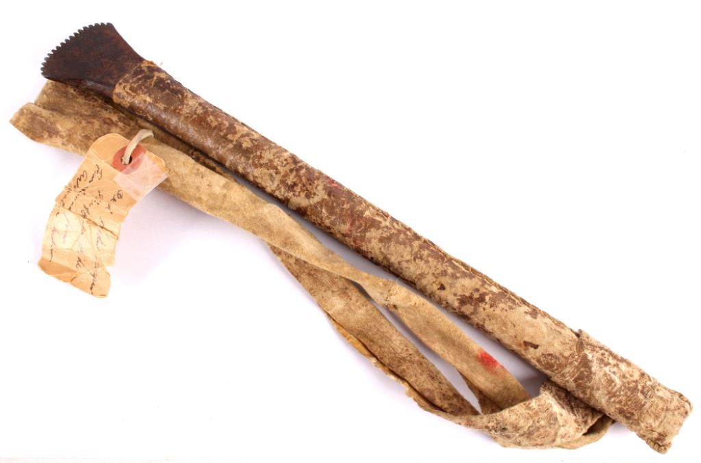 Arapaho Gun Barrel Hide Scraper circa 1860-1870