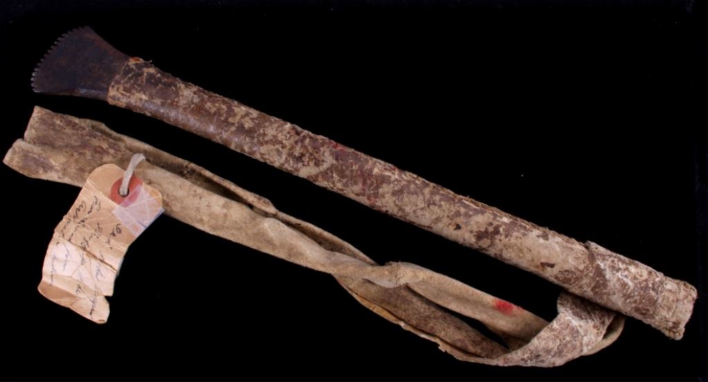 Arapaho Gun Barrel Hide Scraper circa 1860-1870