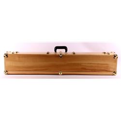 Custom Made Solid Maple Wood Gun Case