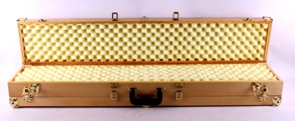 Custom Made Solid Maple Wood Gun Case