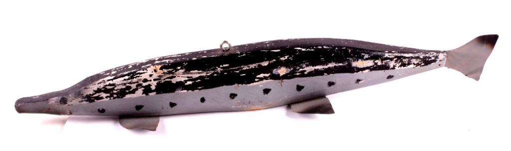 Antique Wooden Paddlefish Decoy