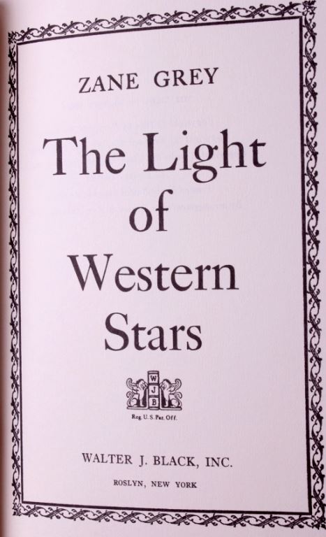 Zane Grey Book Collection