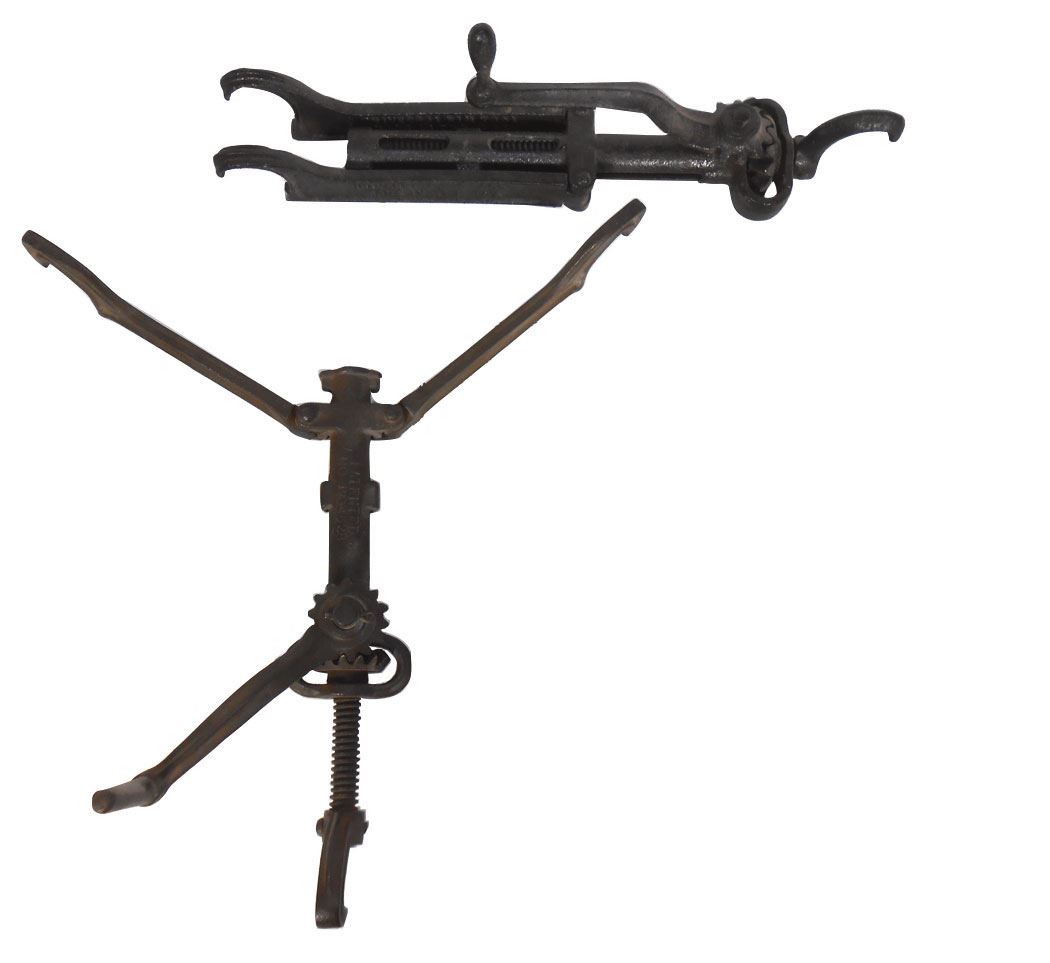 Automotive tools (2), Universal Rim Tool, mfgd by Benton Tool Co., cast ...