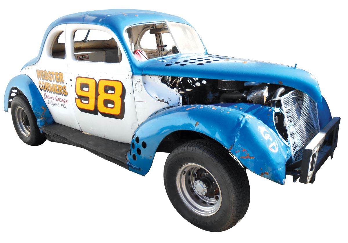 Automobile, 1939 Ford Coupe Stock Car Racer. True survivor raced in ...