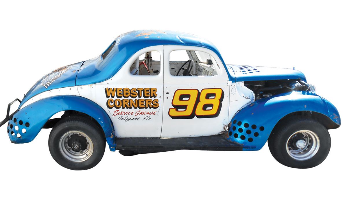 Automobile, 1939 Ford Coupe Stock Car Racer. True survivor raced in ...