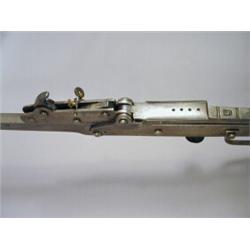 A mid 17th century German stone bow, (Schnepper) built in gaffle held ...