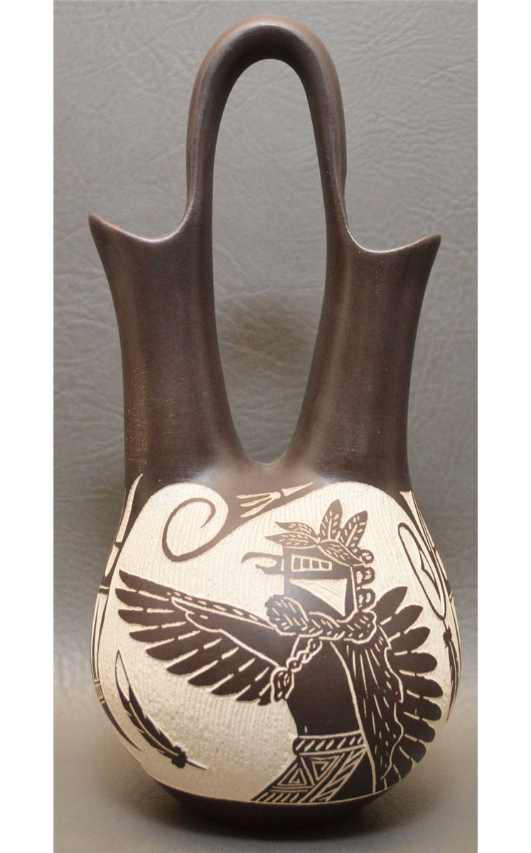 CERAMIC LAGUNA POT BY A. V. LUCARIO