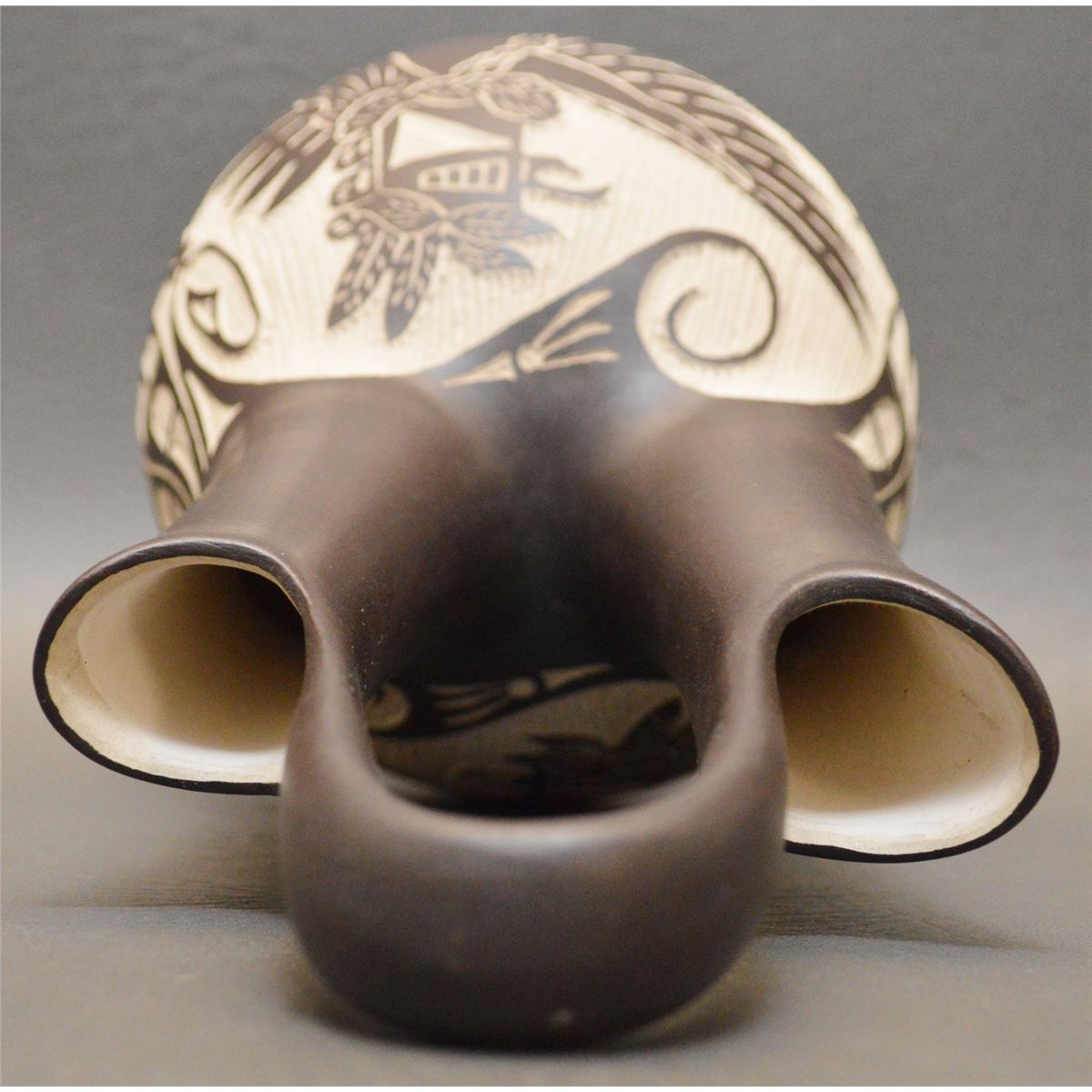 CERAMIC LAGUNA POT BY A. V. LUCARIO