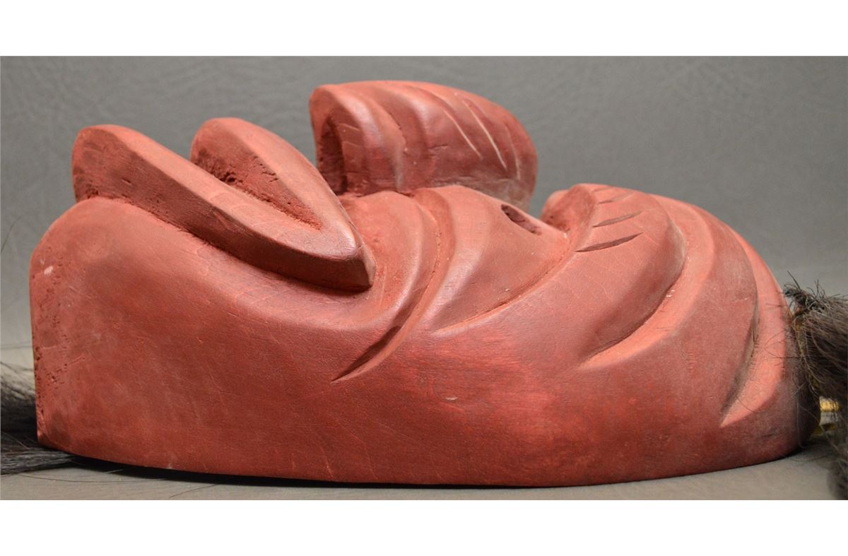 IROQOUSE/CAYUGA MASK BY JAKE THOMAS