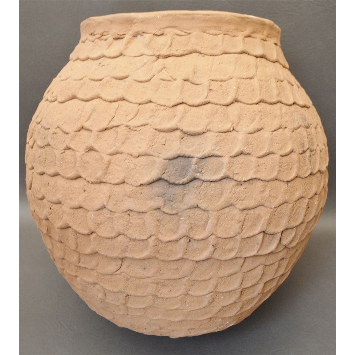 TARAHUMARA CORRUGATED POTTERY JAR