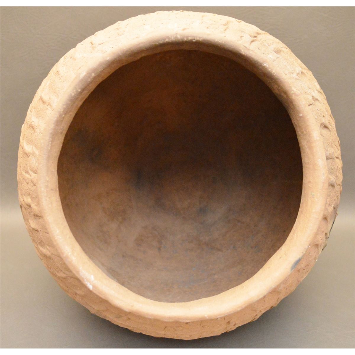 TARAHUMARA CORRUGATED POTTERY JAR