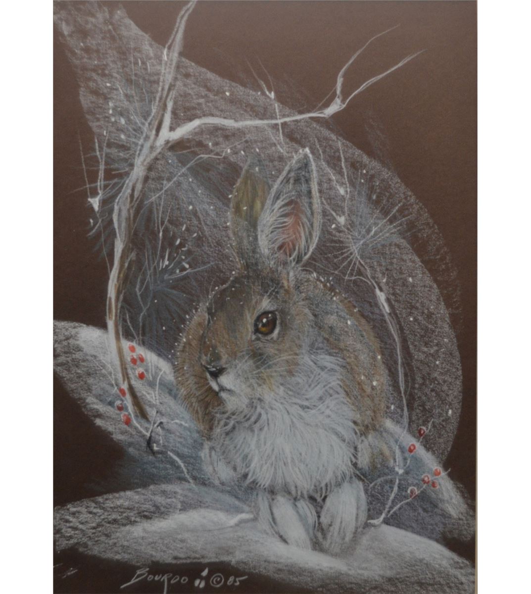 ORIGINAL WESTERN PAINTING BY CAROLE BOURDO