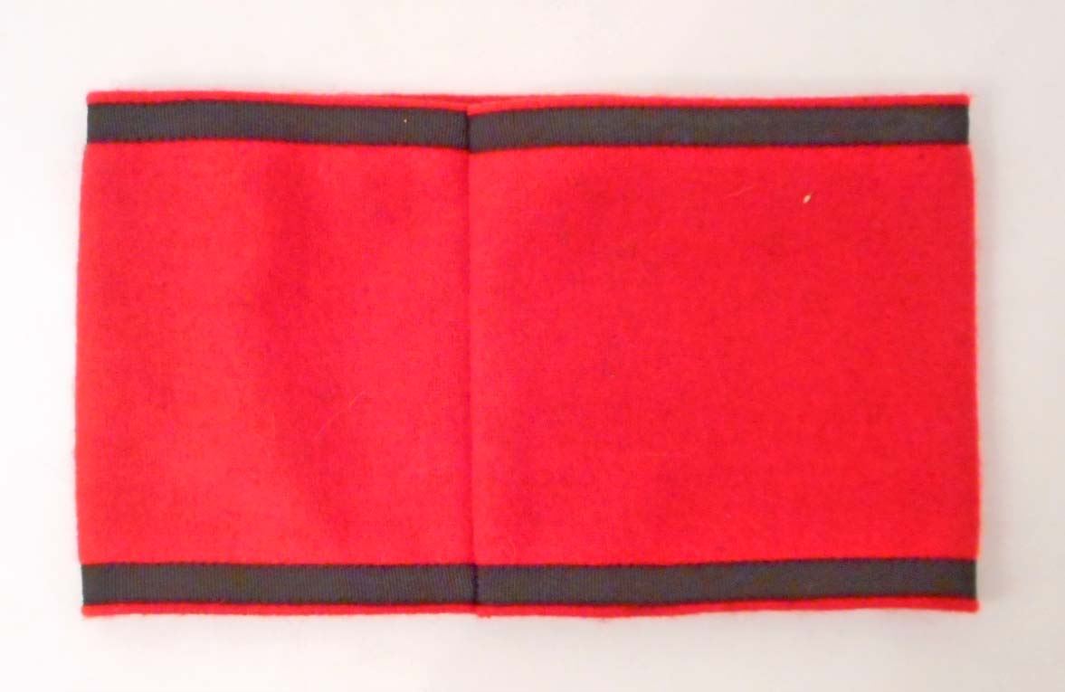 GERMAN NAZI WAFFEN SS SHULTZ STAFFEL OFFICERS ARM BAND
