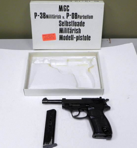 NAZI P38 "MGC" HAND GUN--WORKING PARTS-EXACT REPLICA