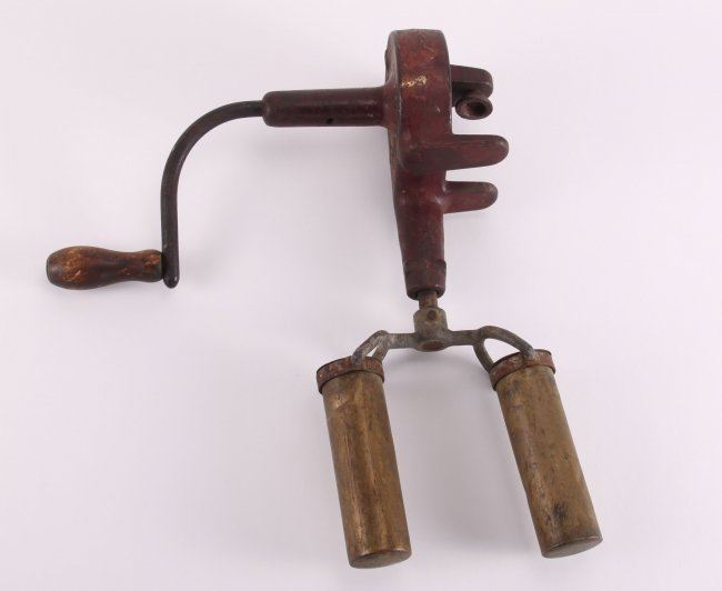 19th Century hand crank centrifuge. This could have