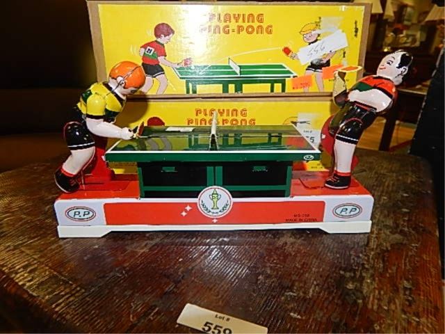 RETRO TIN PING PONG GAME