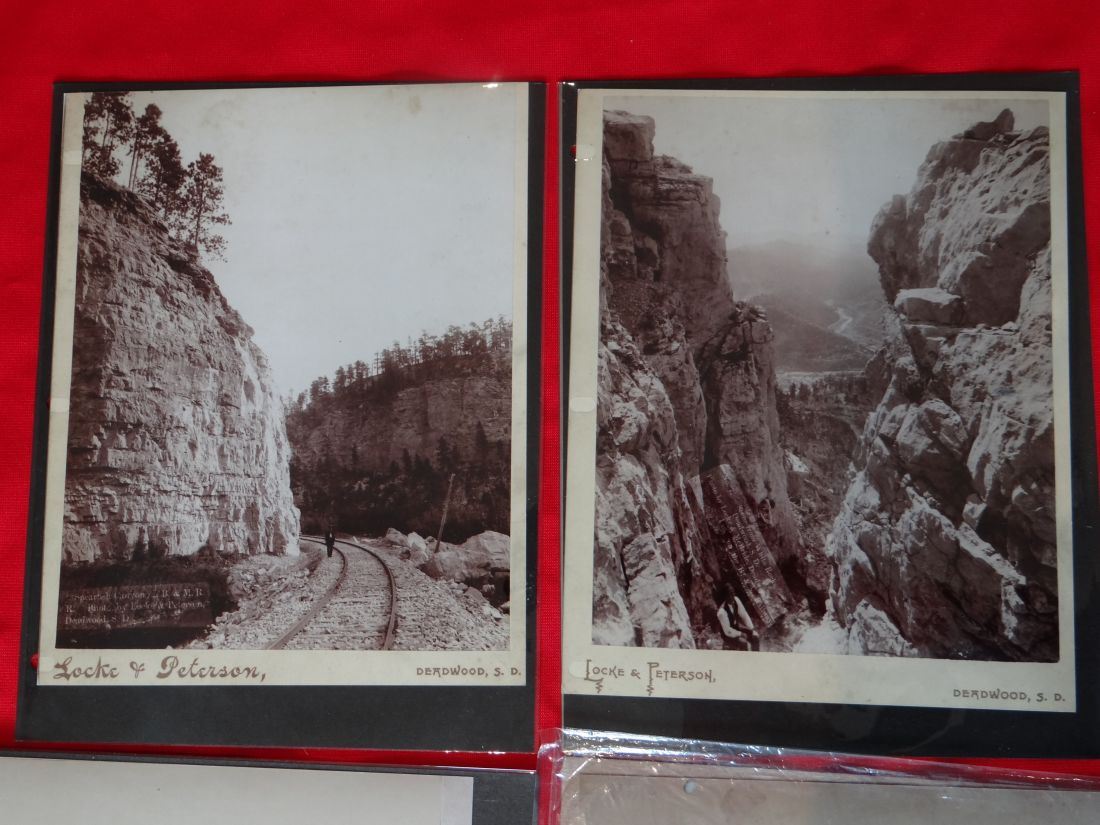 3 Vintage photos of Deadwood & Lead City, SD area by Locke & Peterson ...