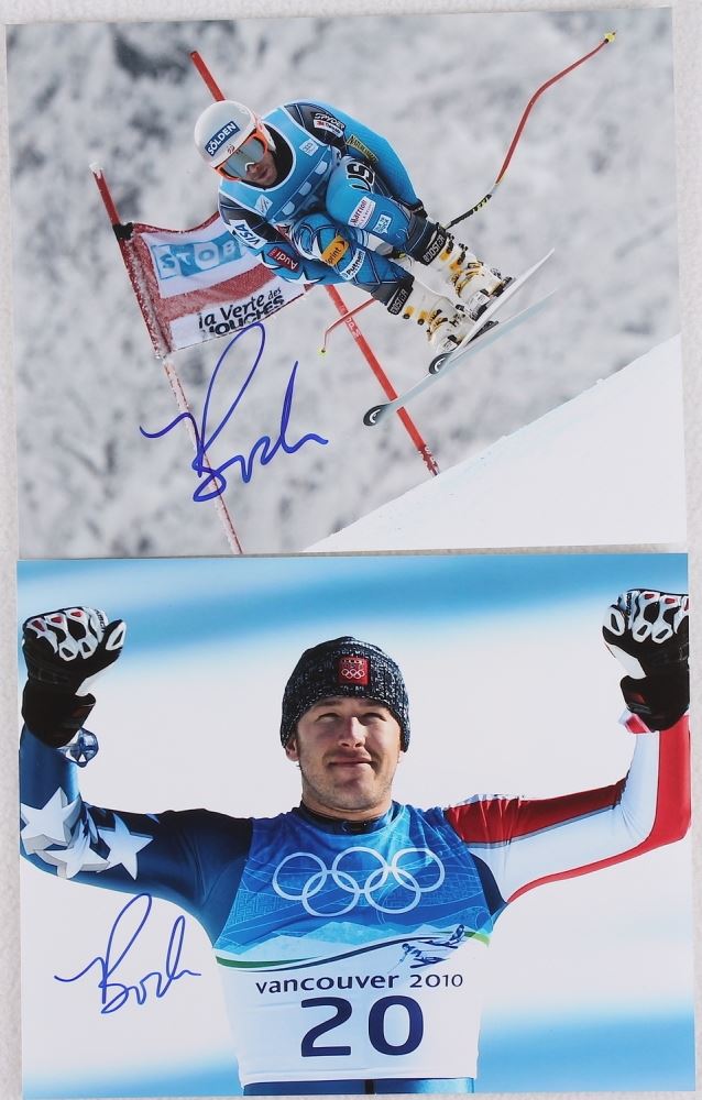 Lot of (2) Bode Miller Signed 8x10 Photos (PA LOA)