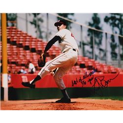 Lot of (2) Jim Barr Signed 8x10 Angels Photos Inscribed "Best Wishes ...