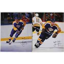 Lot of (2) Jimmy Carson Signed Kings 8x10 Photos Inscribed "Best Wishes ...