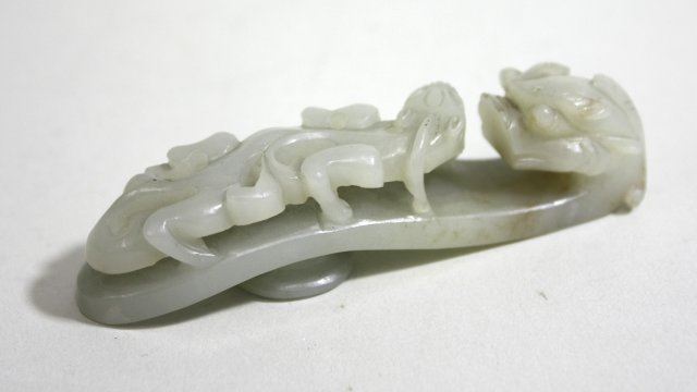 Chinese carved Jade Obi