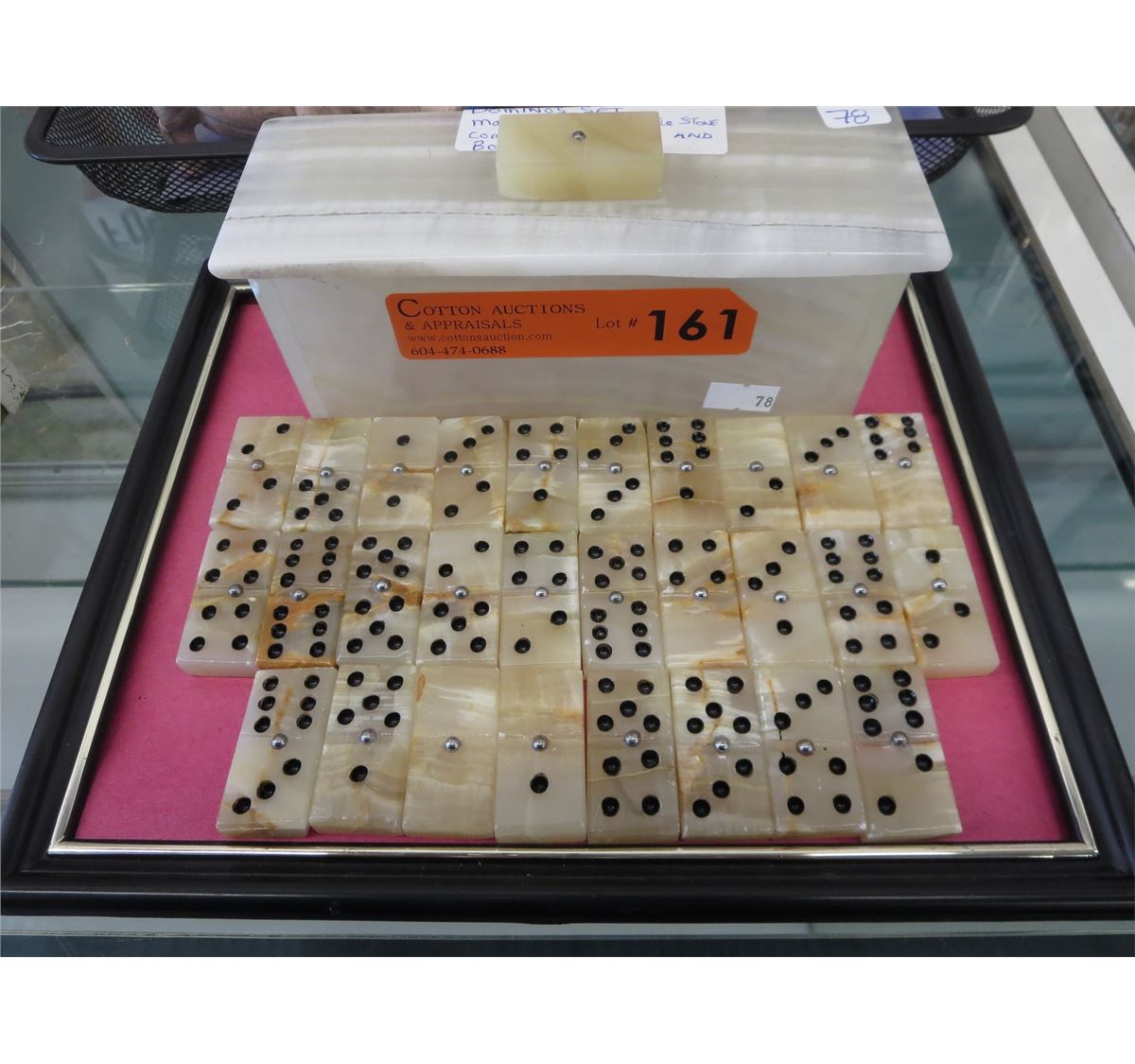 Marble/Onyx Domino set