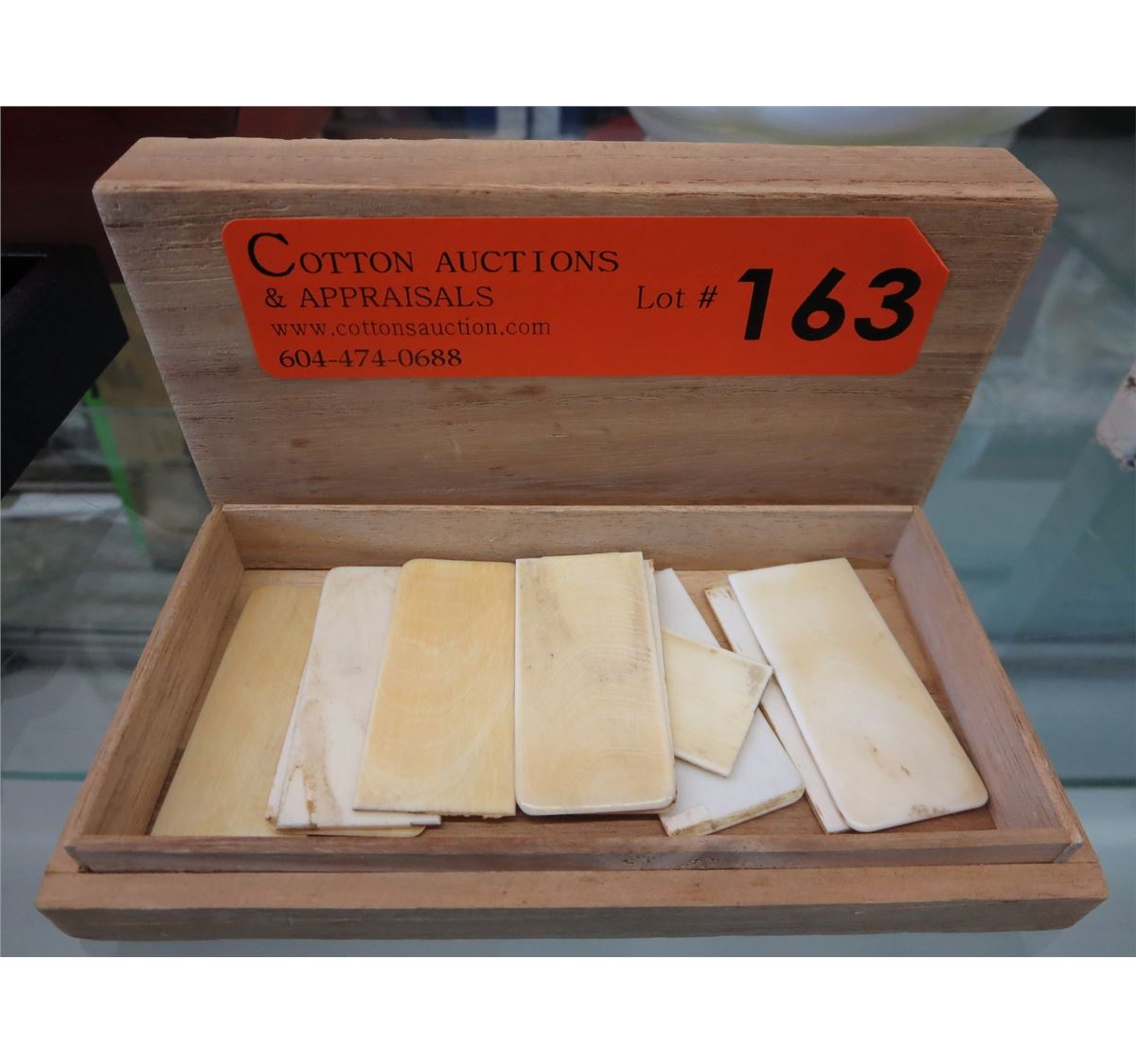 10 Vintage Ivory piano keys